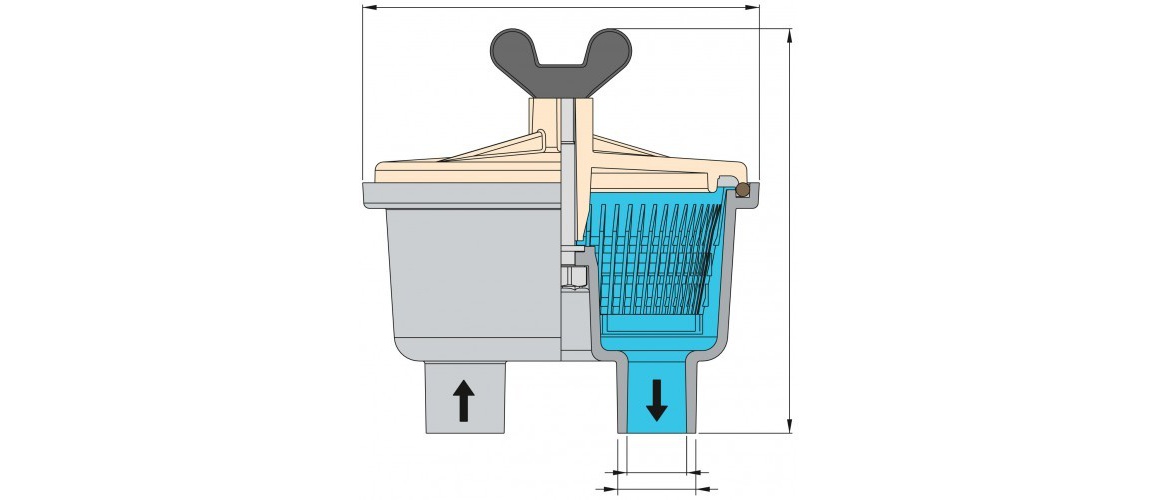 Techniek :: Koelwater filters :: Filters Vetus :: Koelwaterfilter Vetus ...